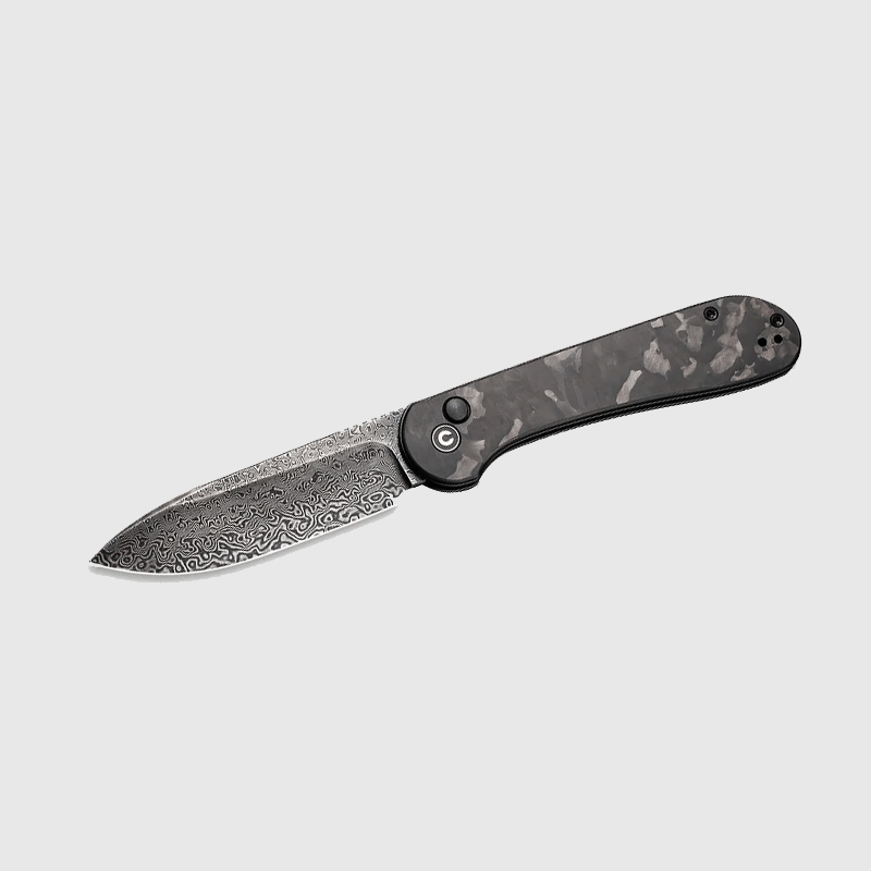 Нож Civivi Elementum Damascus Button Lock Carbon Handle » Arms-Bg ...