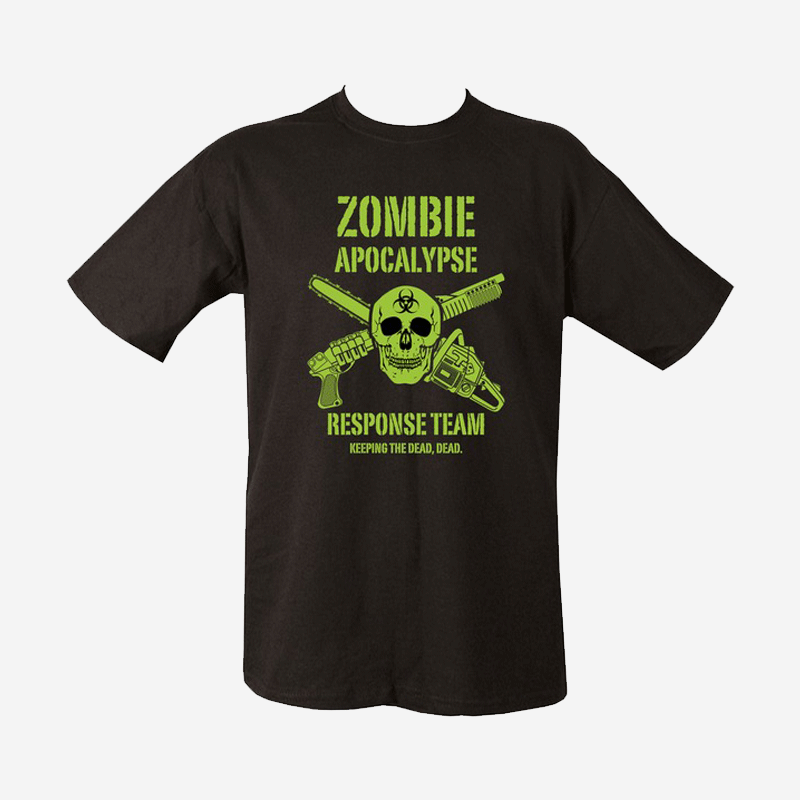 Тениска Combat UK Zombie Apocalypse Black » Arms-Bg Оръжеен Магазин