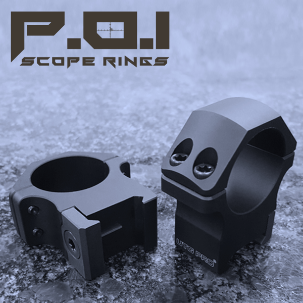 Рингове за опитка UTG PRO® P.O.I® 1" Picatinny Scope Rings, Low Profile ...