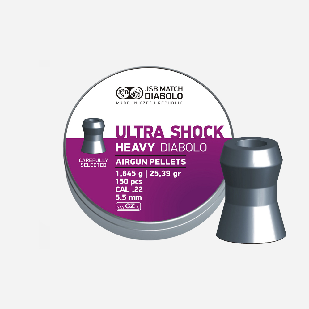 Чашки JSB Diabolo Ultra Shock Heavy 5.5мм 1.645гр 150бр » Arms-Bg ...